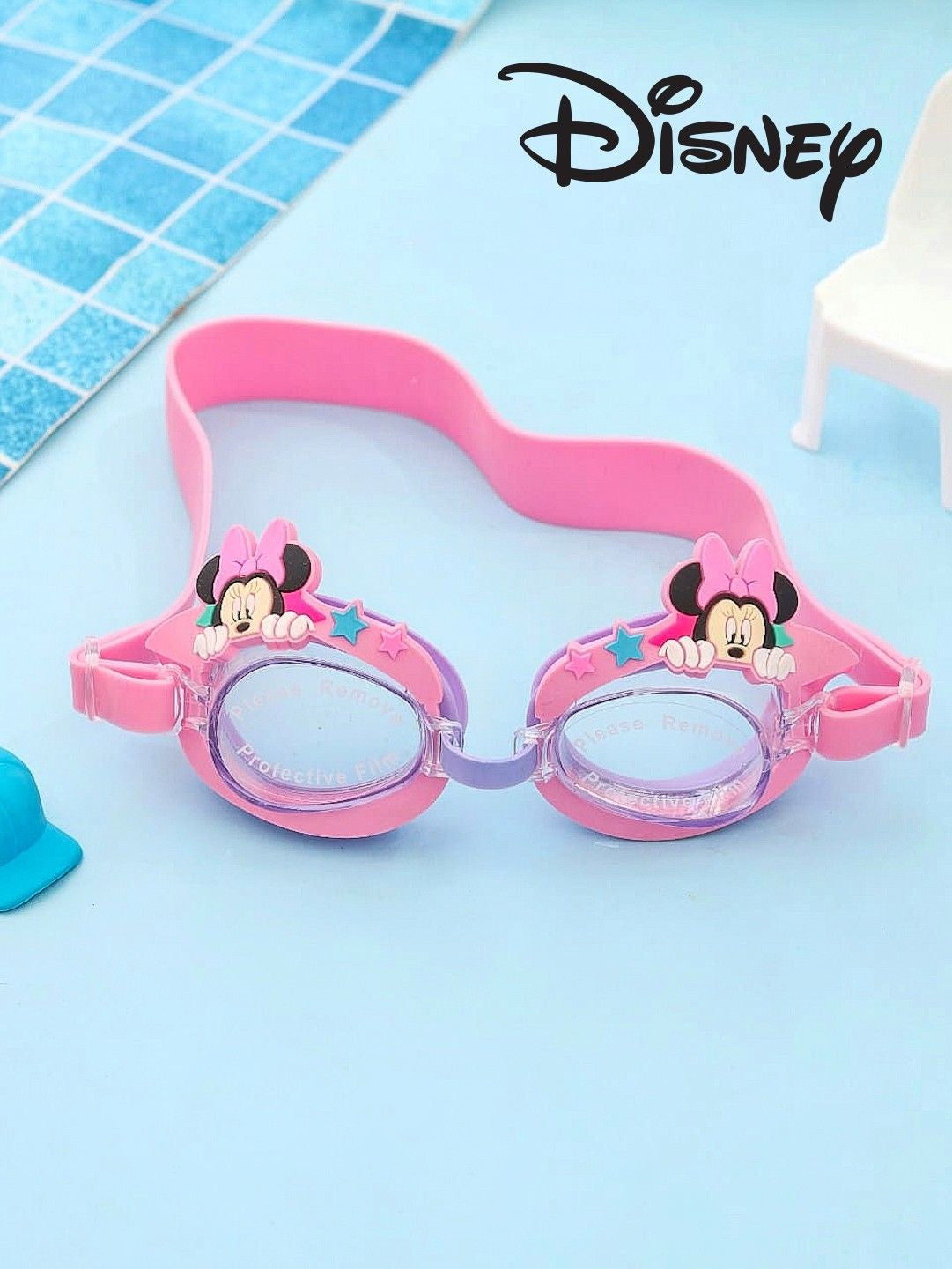 Yellow Bee Disney Minnie Mouse Swimming Goggles – Pink, 3D Ears ...